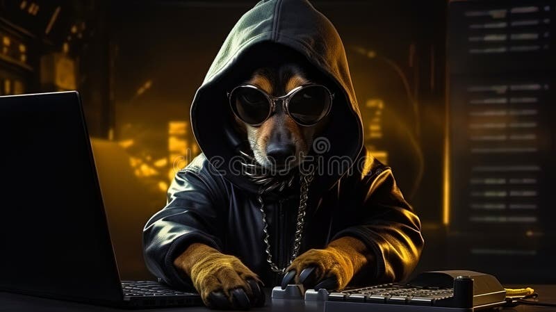Hacker Dog Stock Illustrations – 201 Hacker Dog Stock Illustrations ...