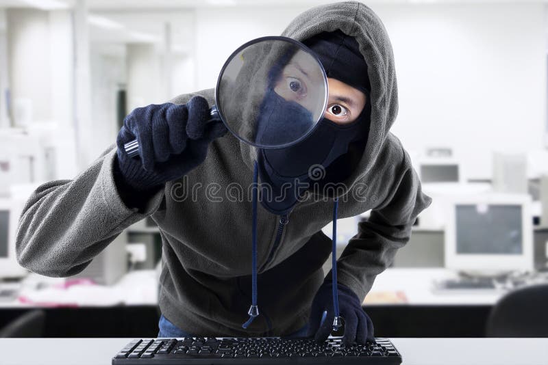 Hacker in Business Suit Getting Confused Stock Image - Image of hacking ...