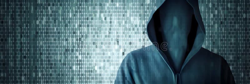 Hacker without Face. Concept of Dark Web, Hacking Cybersecurity. AI ...