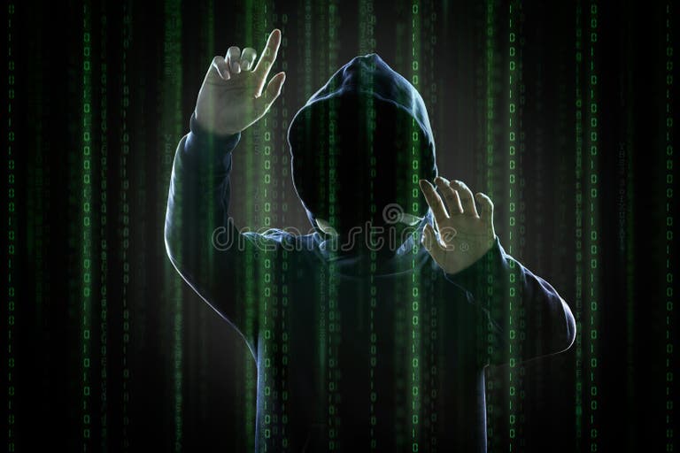 Hacker stock illustration. Illustration of cracker, hood - 47922378