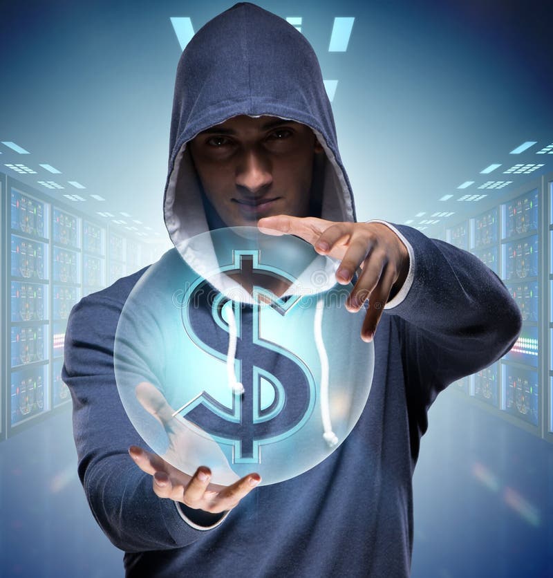 Hacker Hacking Banking Financial System Stock Photo - Image of hack ...