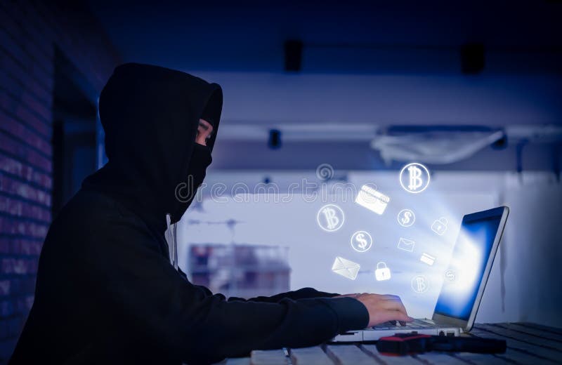 Hacker Hacking Decode Security Lock Payments System With Email Credit