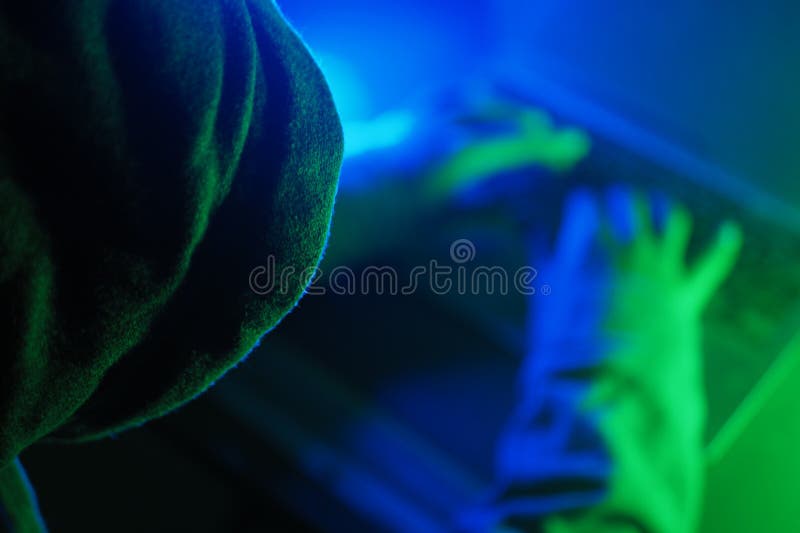 Hacker Hand Stealing Data from Laptop Top Down Stock Photo - Image of ...