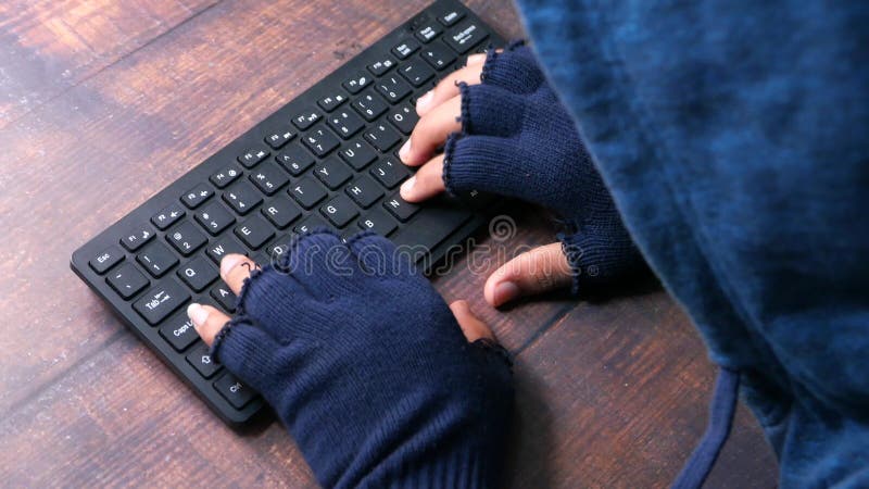 4K Hacker Hand Moving from Laptop Computer Monitor To Stealing the ...