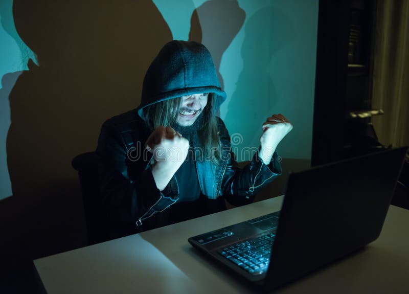 Hacker on His Computer is Going Crazy, because he Got Cought Stock ...