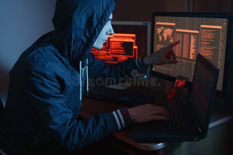 237 Computer Hacker Pointing Finger Stock Photos - Free & Royalty-Free ...