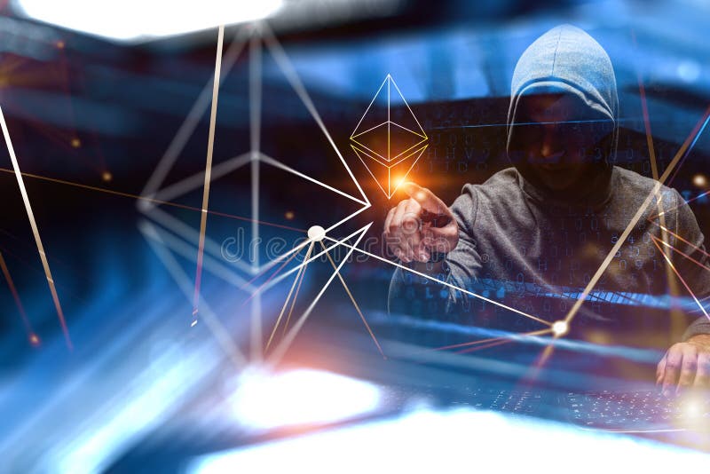 Hacker Hunting for Code Concept Editorial Stock Image - Image of theft ...