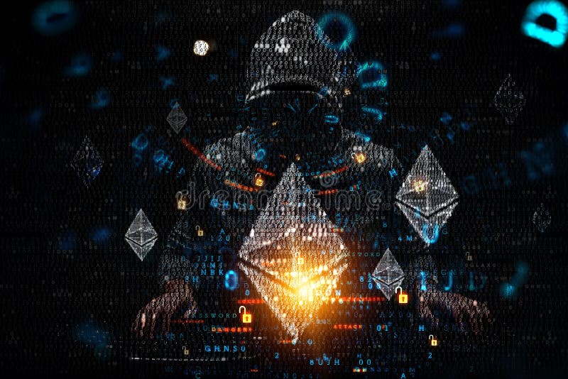 Hacker Hunting for Crypto Currency Editorial Photography - Image of ...