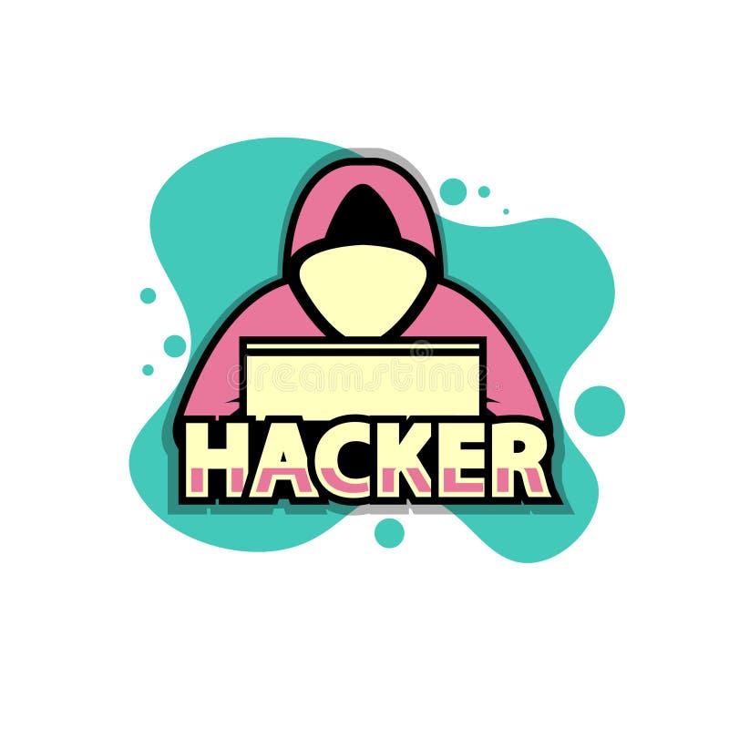 Hacker Icon. Computer Hacker. Vector Banner, Flat Design Stock Vector ...