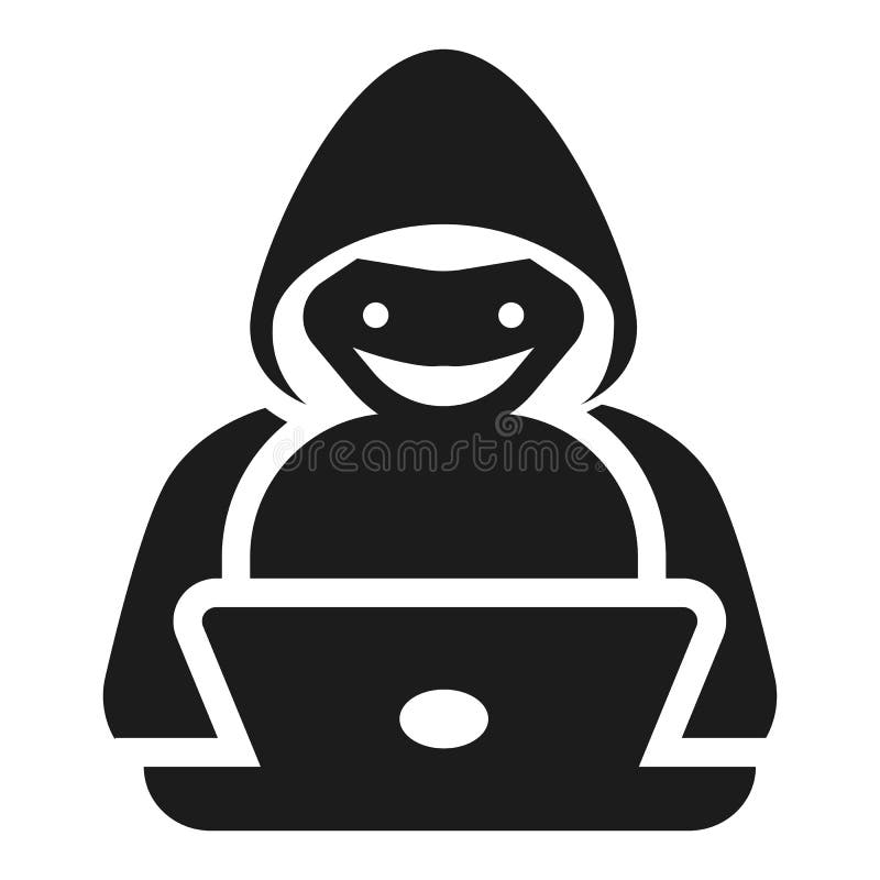 Hacker Hood Icon White Stock Illustrations – 129 Hacker Hood Icon White ...
