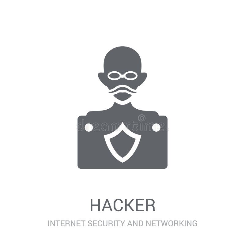 Internet Attack Icon. Trendy Internet Attack Logo Concept on White ...