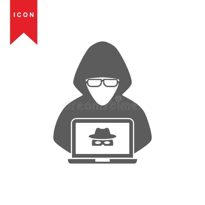 Hacker icons stock illustration. Illustration of investigate - 146255835