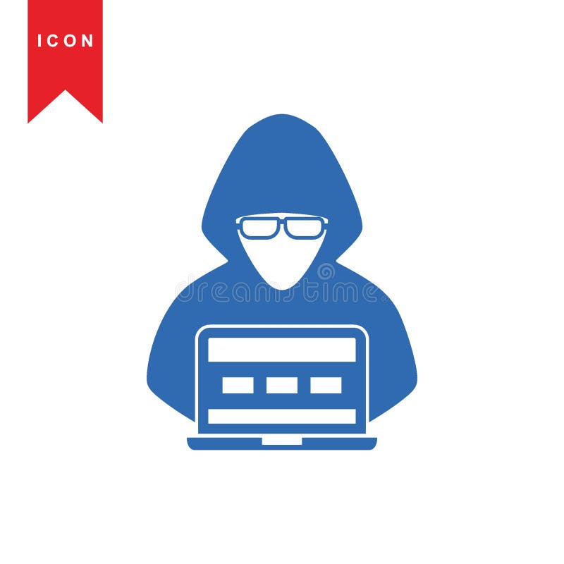 Hacker icons stock illustration. Illustration of disguise - 146248979