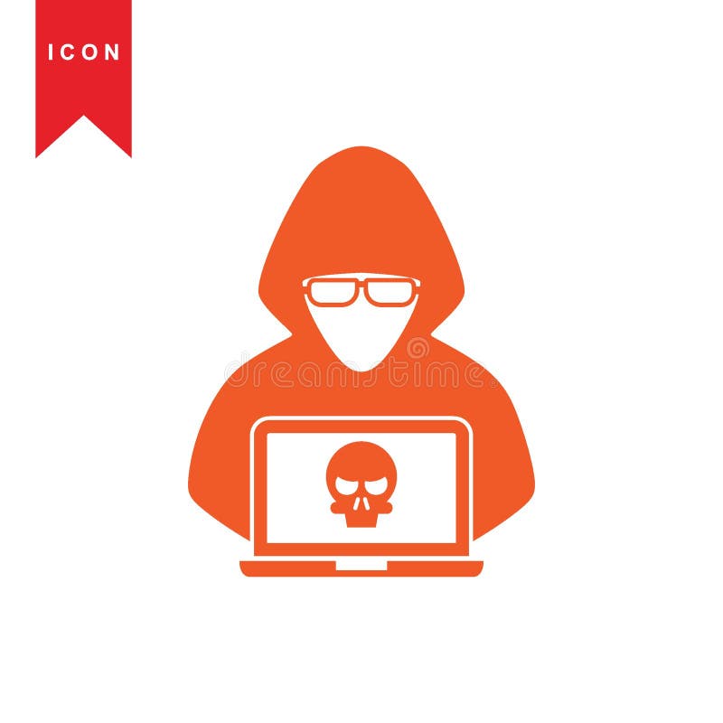 Hacker icons stock illustration. Illustration of internet - 146255012