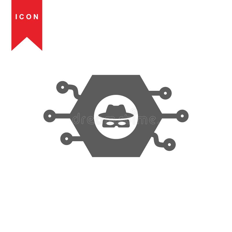 Hacker icons stock illustration. Illustration of outline - 146255887