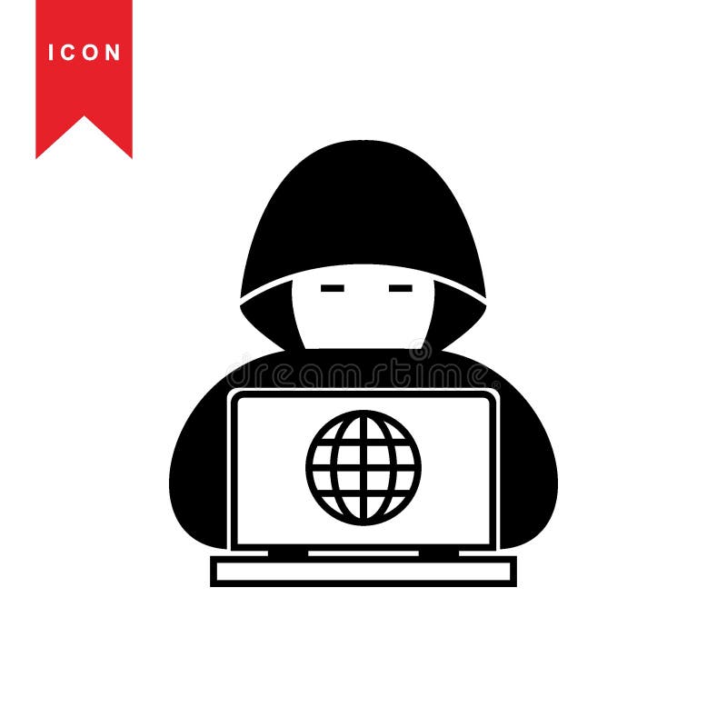 Hacker icons stock vector. Illustration of detective - 146249085