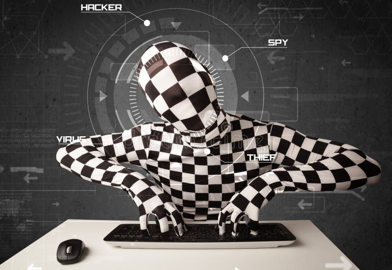 Hacker Identity Futuristic Hacking Persona Stock Photos - Free ...