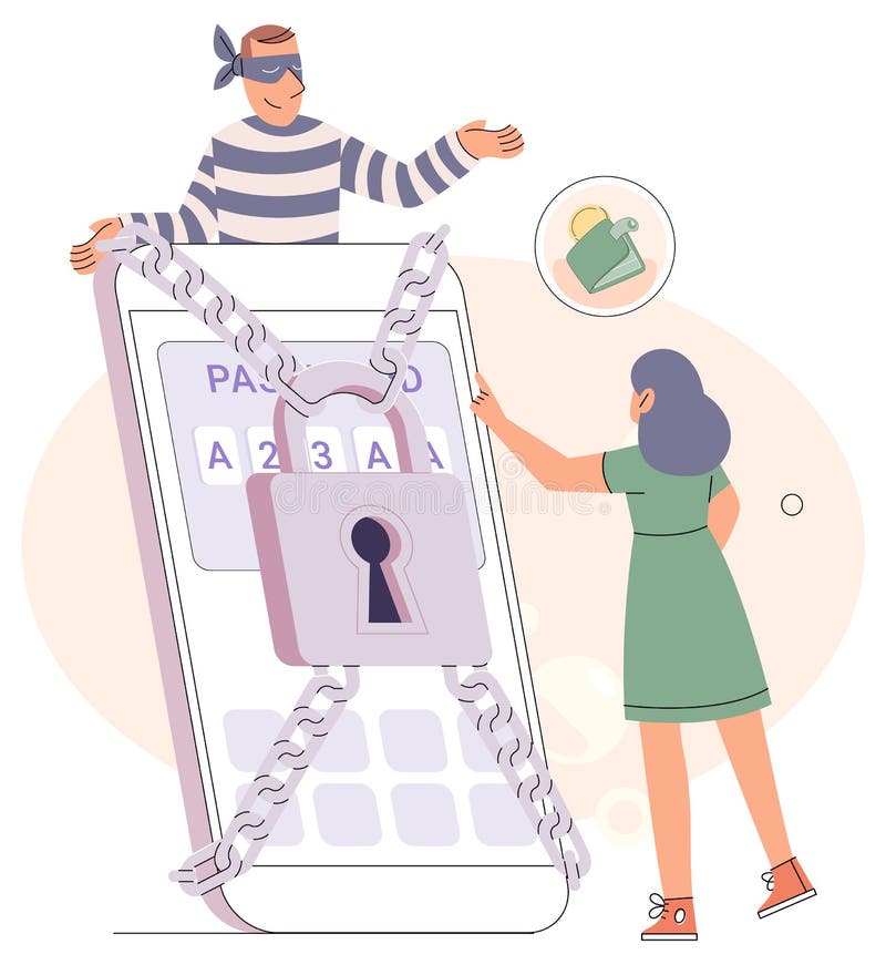 Hacker Identity Theft, Internet Fraud Concept. Crime, Spam, Spyware ...