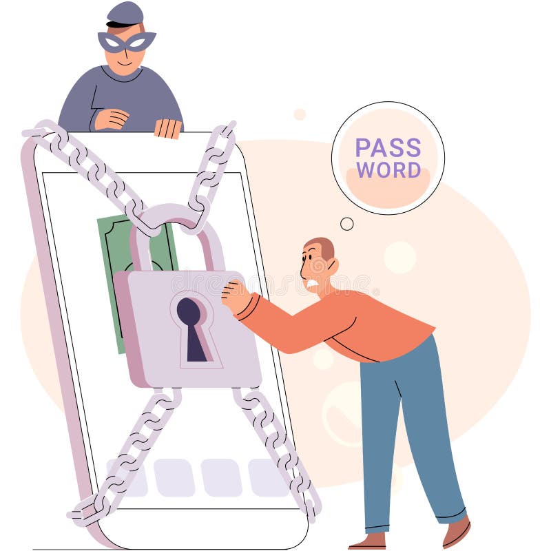 Hacker Identity Theft, Internet Fraud Concept. Crime, Spam, Spyware ...