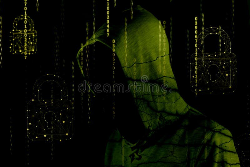 Hacker Isloated on Black with Binary Codes on Background Stock Image ... Hacker Isloated on Black with Binary Codes on Background Stock Image ...