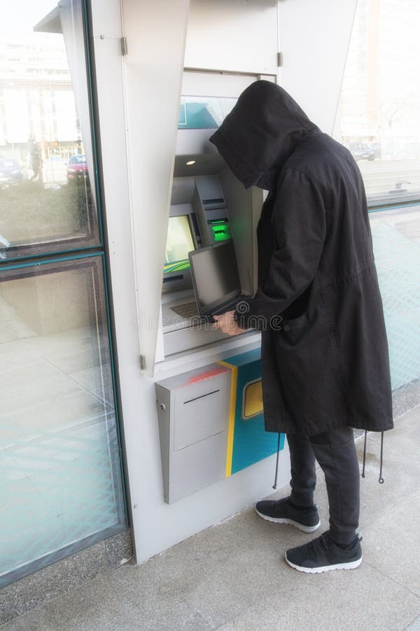 Hacker Laptop Atm Machine Stock Photos - Free & Royalty-Free Stock ...