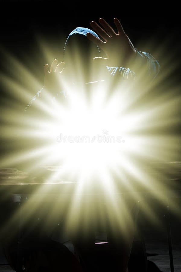 A Hacker with Laptop Exposed Hacking Shock Virtual Programs Threatening ...