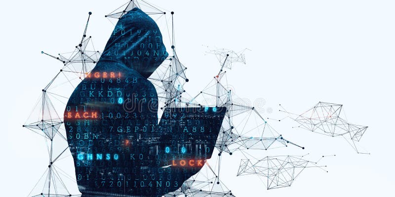 Hacker Hunting for Crypto Currency Stock Photo - Image of hack, symbol ...