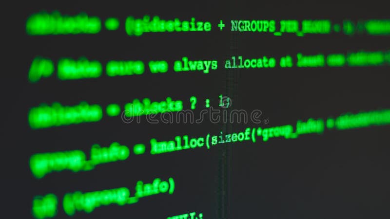 Hacker lettering close up stock photo. Image of cyberspace - 217633276