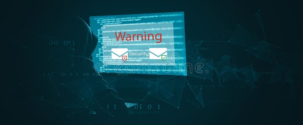 Hacker Man Hand Using a Hand Typing Keyboard and Screen Code of a Media ...