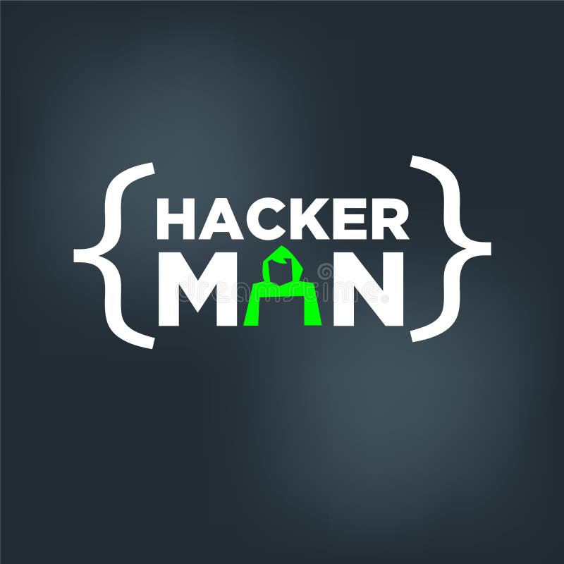 Hacker logo - vector stock vector. Illustration of isolated - 121036050