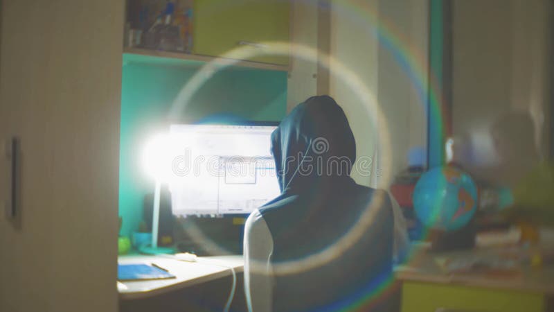 Orange Hacker Digital Text Motion Graphic Background Stock Footage - Video of data, network ...