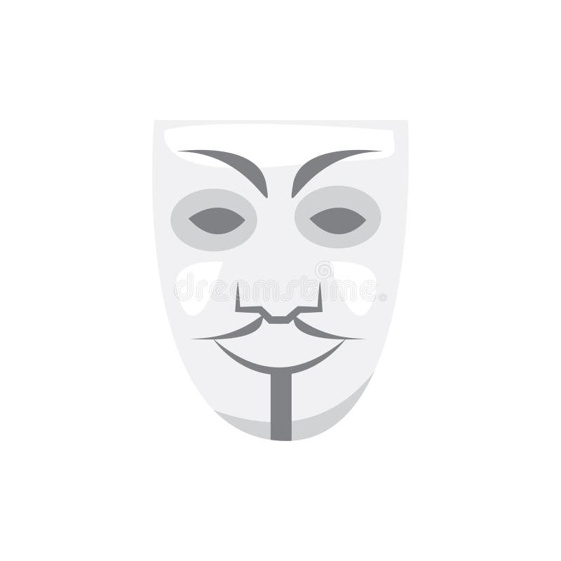 Hacker Mask Design Illustration Vector Isolated on White Background ...