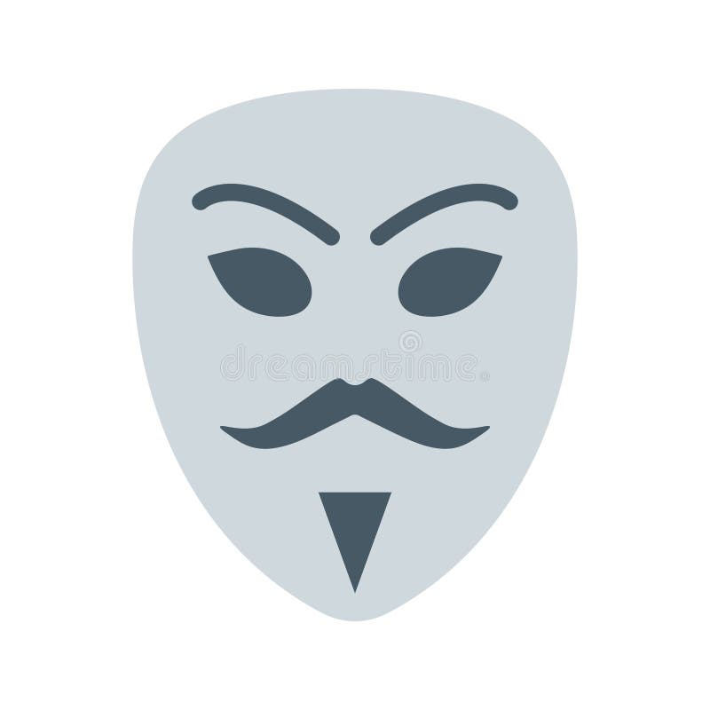 Hacker Mask Icon Vector Image Stock Vector Illustration Of Outline Vendetta 277718508