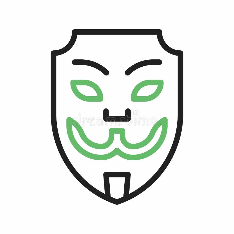 Hacker Mask Icon Vector Image Stock Vector Illustration Of Vendetta