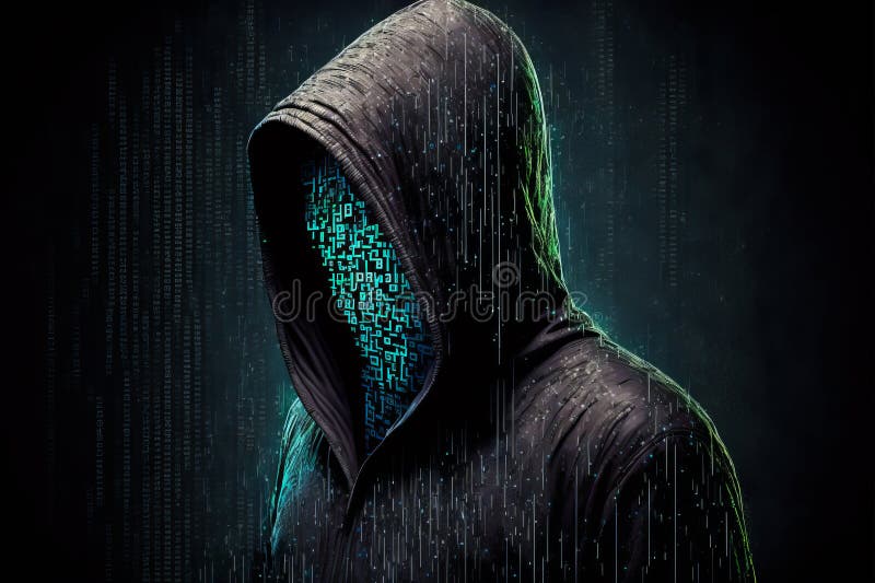 Hacker No Mundo Virtual. Ai Generativo Ilustração Stock - Ilustração de ...