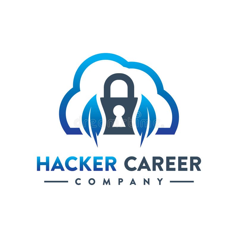 Hacker career logo design stock vector. Illustration of contract ...