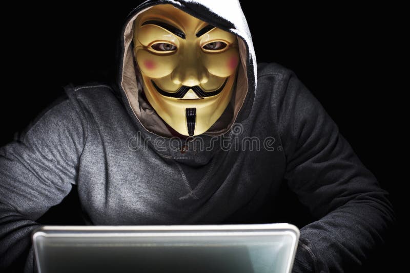 Hacker stock photo. Image of solution, balaclava, virtual - 21250630