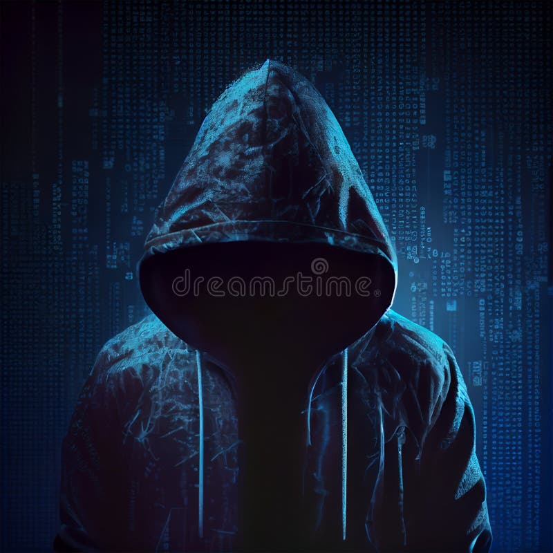 Hacker, Programmer Modern Spy, Illegal Data Search - AI Generated Image ...