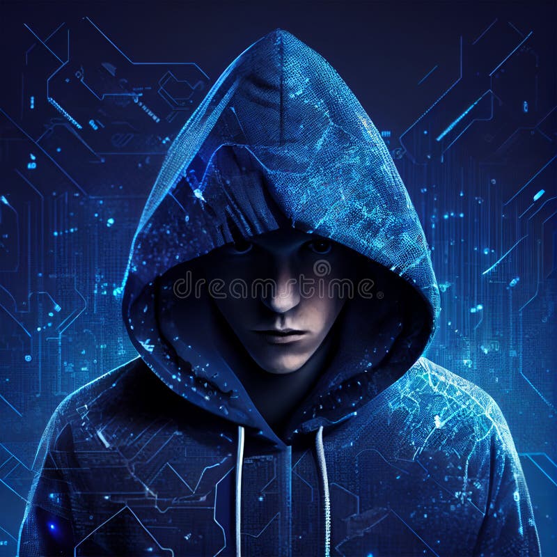 Hacker, Programmer Modern Spy, Illegal Data Search - AI Generated Image ...