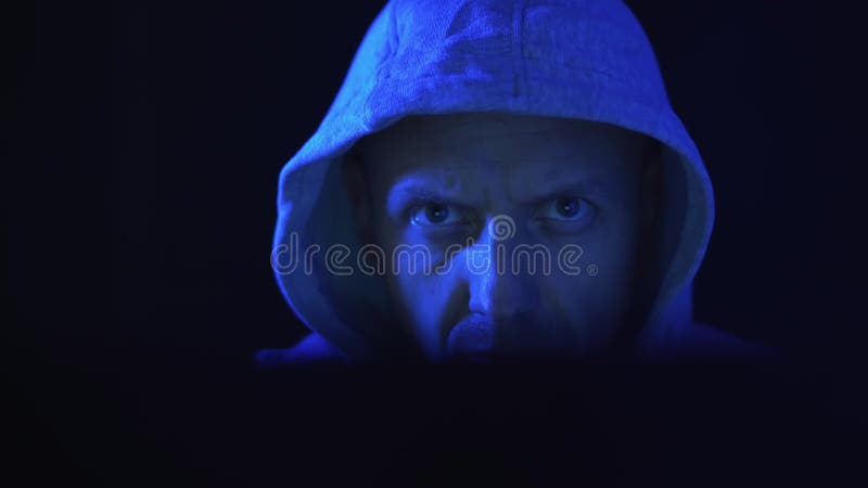 Hacker Controlling Space Module Docking Stock Video - Video of ...