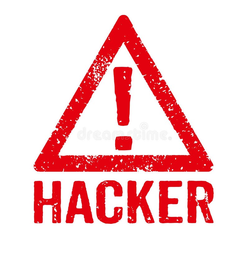 Hacker Warning Triangle Stock Illustrations – 326 Hacker Warning ...
