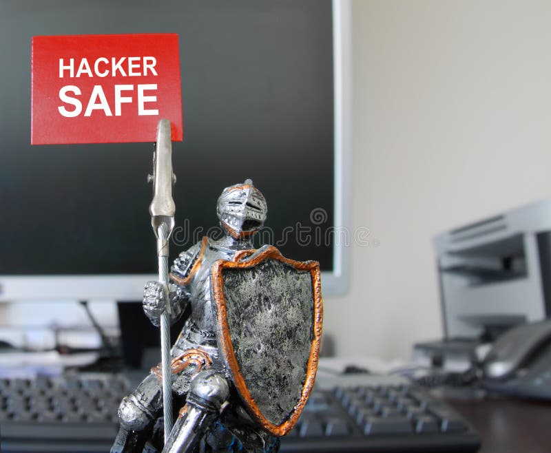 Hacker safe. stock photo. Image of safe, display, internet - 13578470