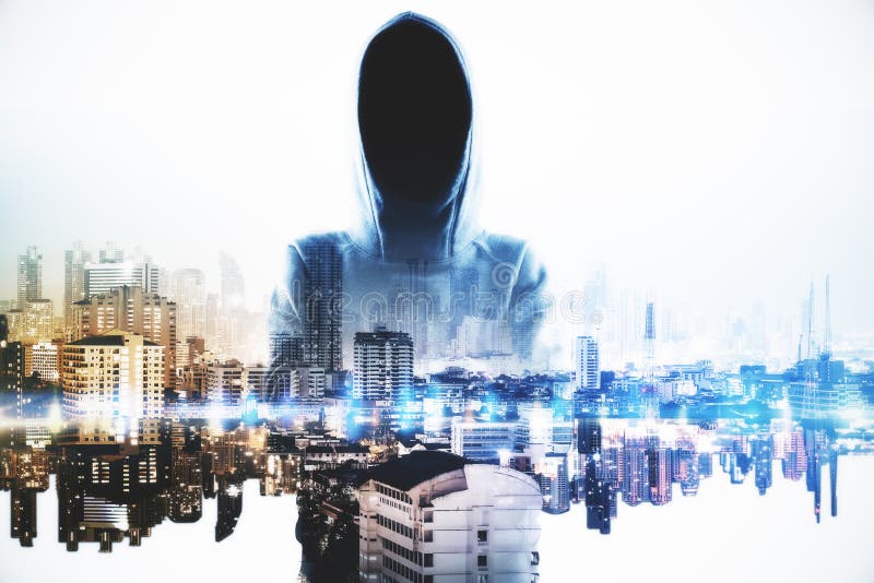 Hacking and Malware Concept Stock Illustration - Illustration of ...