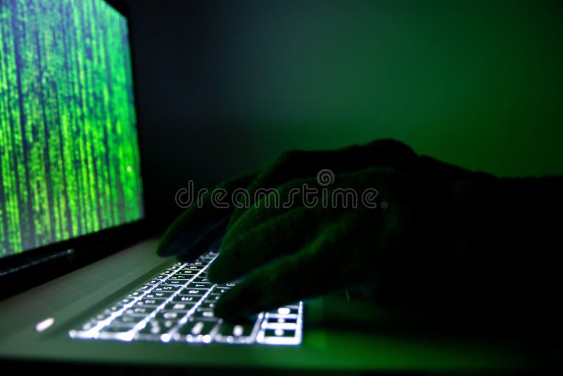 Hacker Stealing Information Stock Photo - Image of hacking, cracker ...
