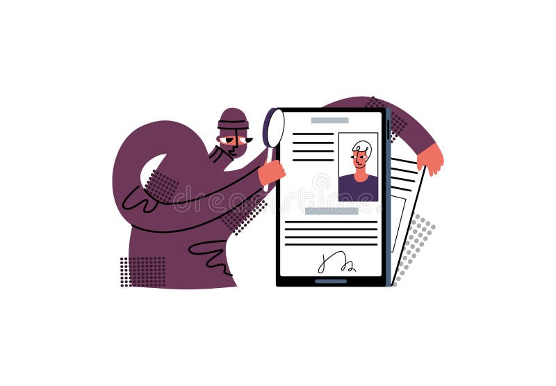 Stealing Work Concept Stock Illustrations – 446 Stealing Work Concept ...