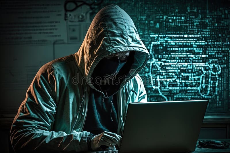 Hacker stock photo image stock image. Image of internet - 268644613