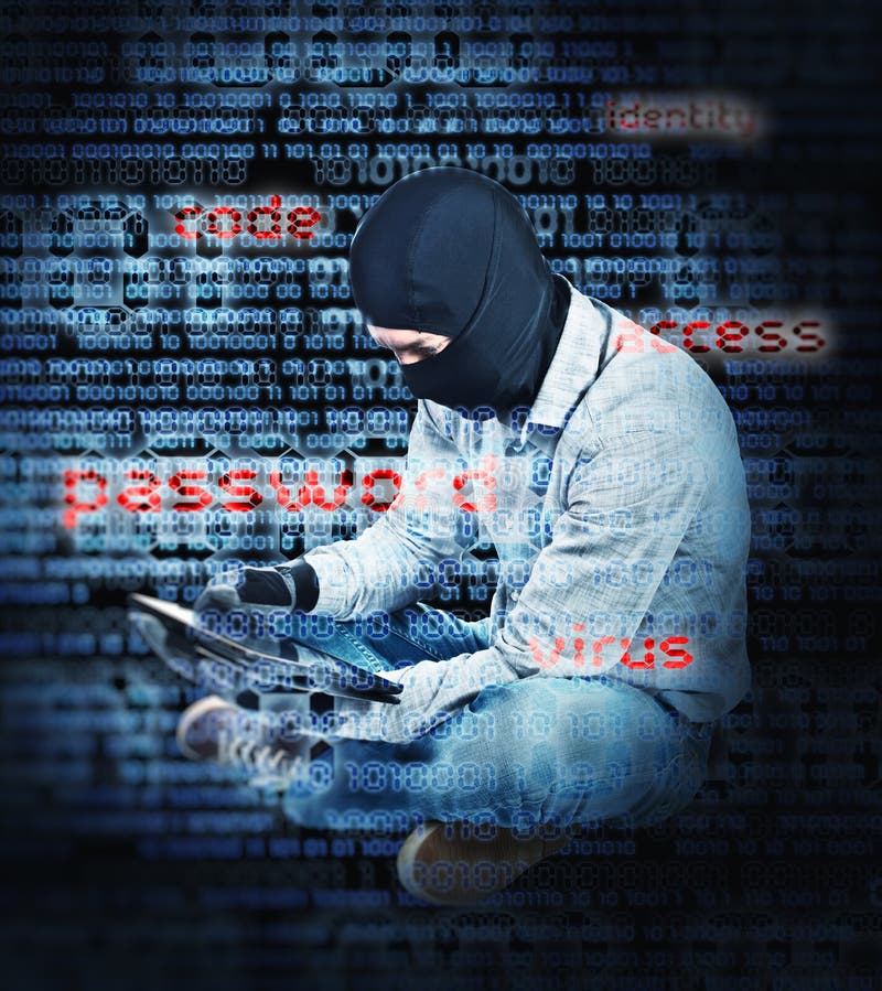 Hacker stock image. Image of cracker, hide, hack, crime - 44365825