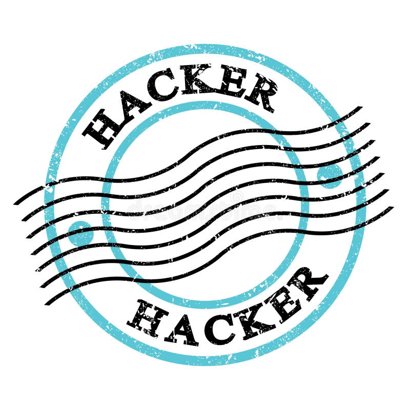 Hacker Stamp Vector stock vector. Illustration of symbol - 340396679