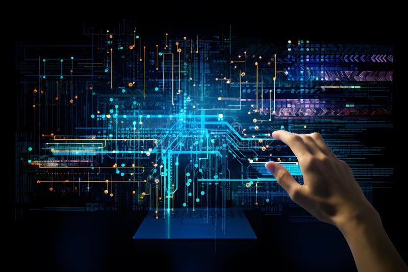 Cybersecurity Concept: an Abstract Representation of Cybersecurity with ...