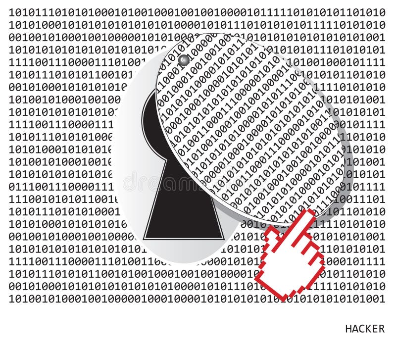 Hacker3 stock vector. Illustration of network, exposure - 69879942